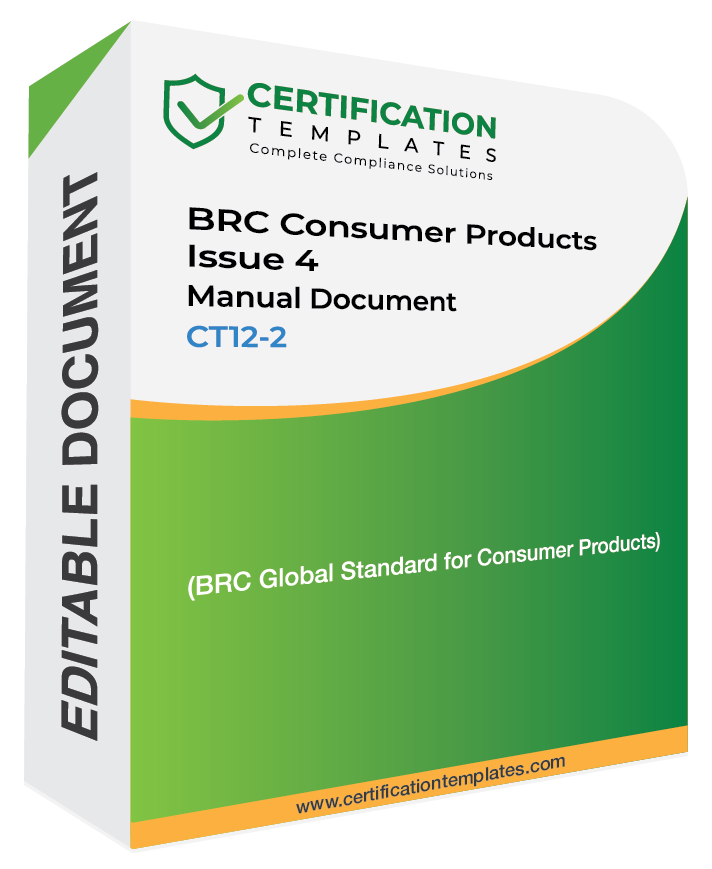 Buy BRC Consumer Products Issue 4 Manual Document | Safety & Quality