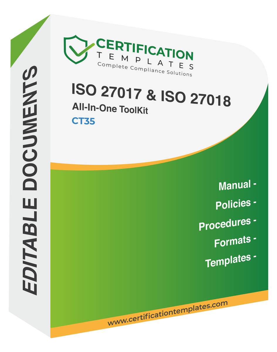 Buy ISO 27017 & ISO 27018 Toolkit | Cloud Services | PII Documentation