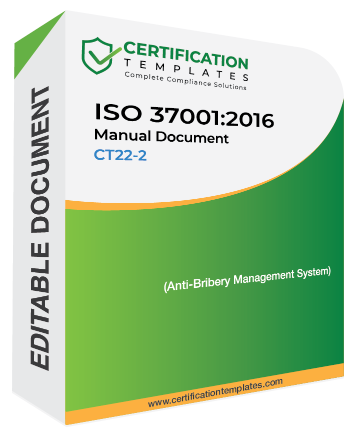 Buy ISO 37001 Manual Document | Anti-Bribery | Digital Download