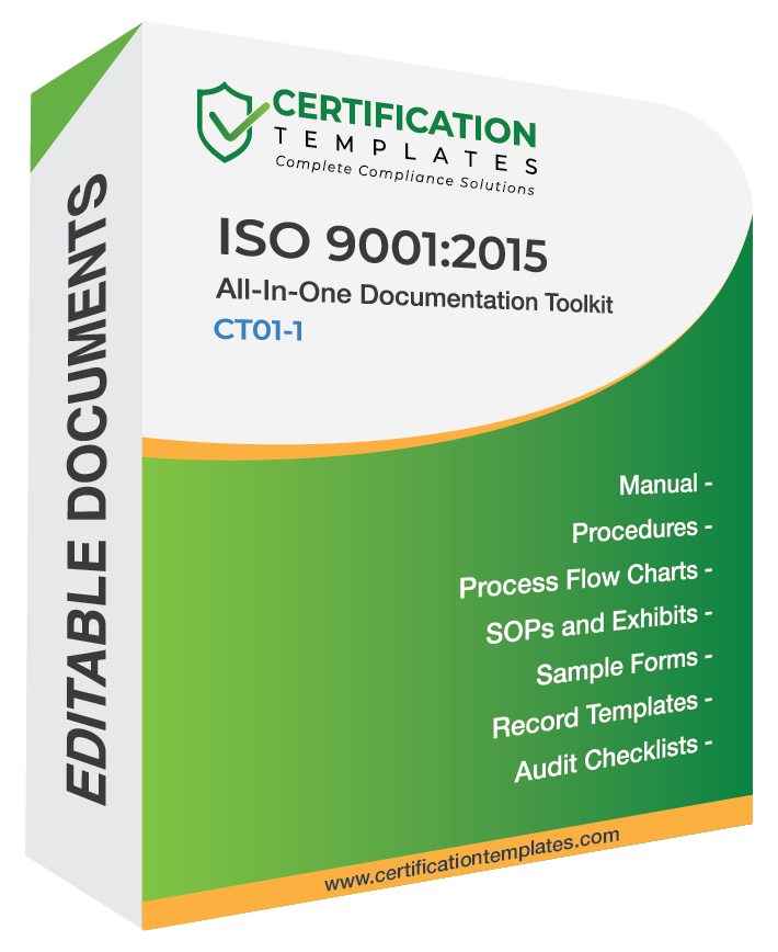 ISO 9001 Documentation Kit | Manual | Procedures | Forms | Audit ...