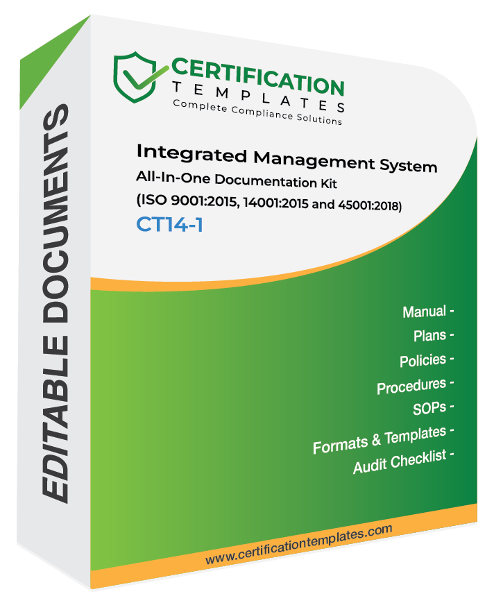 Buy Integrated Documentation Kit | Manual | Procedures | Forms | Audit ...